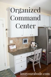Organized Command Center - I'm an Organizing Junkie