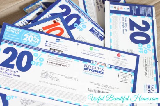 Organizing Large Mailer Coupons for Gift Shopping